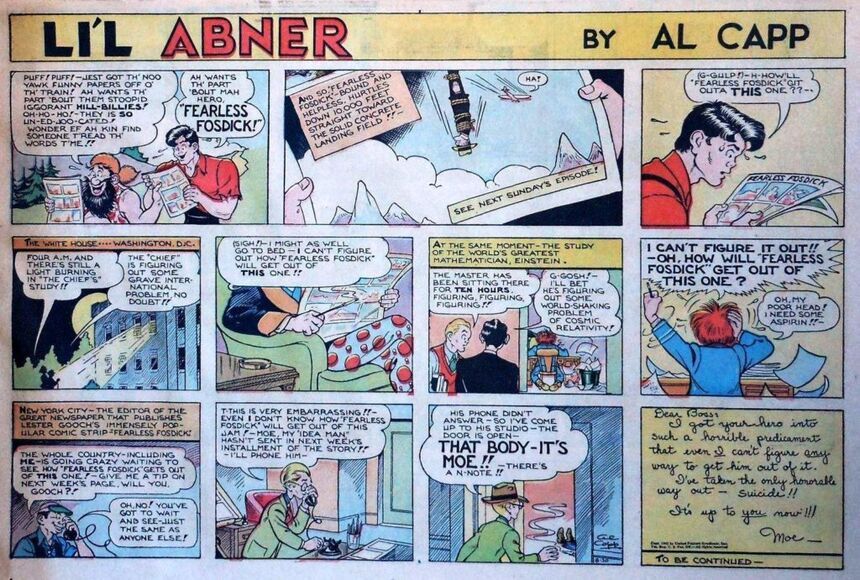 First and Last – Li’l Abner – The Daily Cartoonist