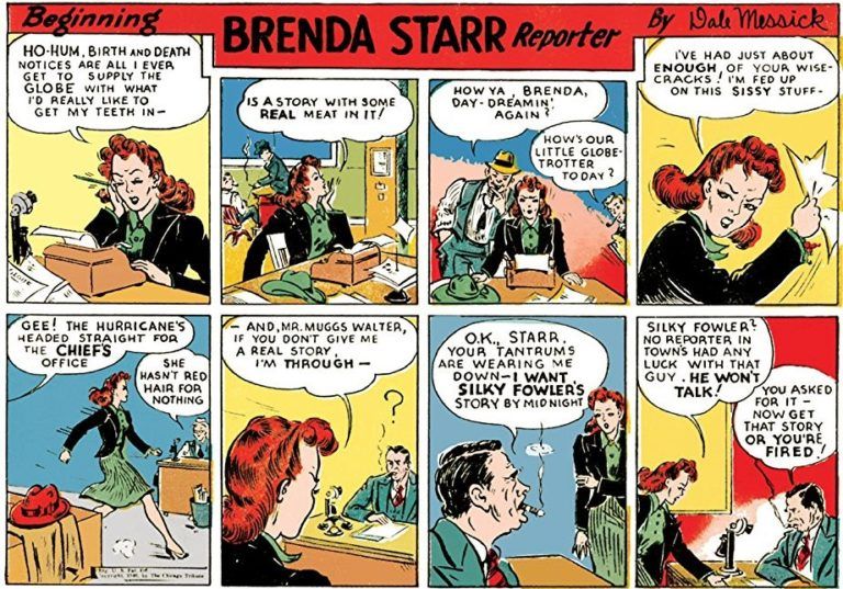 First and Last – Brenda Starr – The Daily Cartoonist