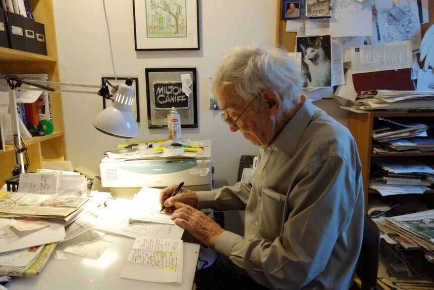 Dogs, Cartoons, and George Booth – A Visit – The Daily Cartoonist