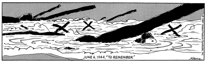 Charles Schulz, Snoopy, and D-Day – The Daily Cartoonist