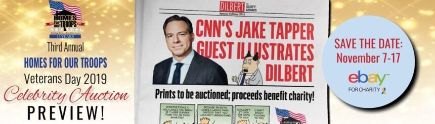 Once More Unto The Breach- Jake Tapper & Dilbert – The Daily Cartoonist