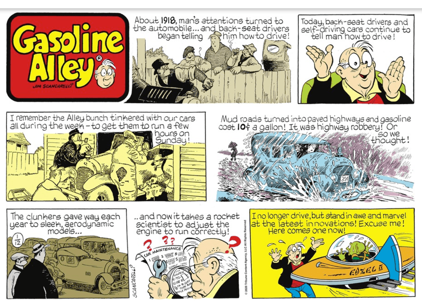 Walt and The Good Ol’ Days in Gasoline Alley – The Daily Cartoonist