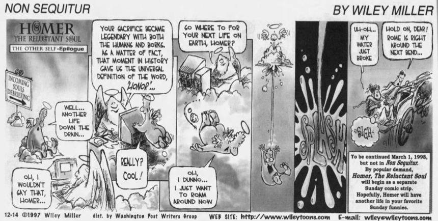 First and Last – Homer, The Reluctant Soul – The Daily Cartoonist