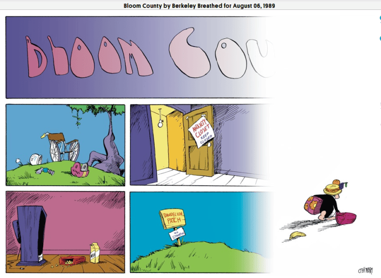 40 Years Ago – Bloom County – The Daily Cartoonist