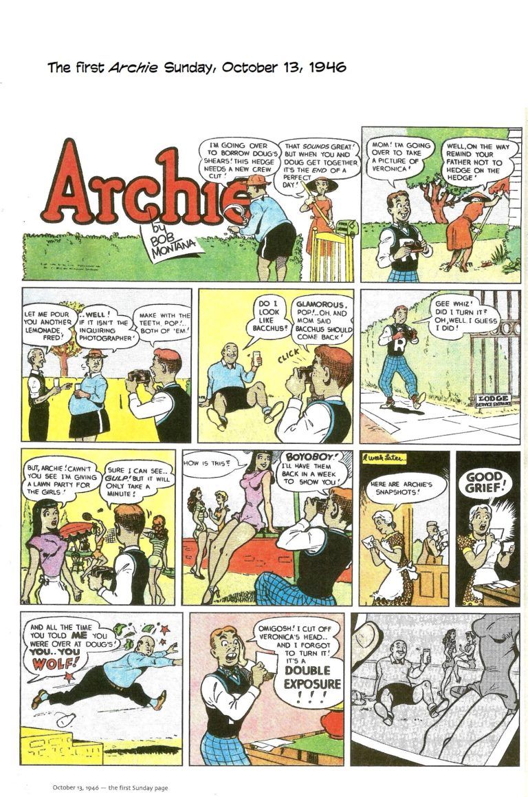 First and Last – Archie (comic strip) – The Daily Cartoonist