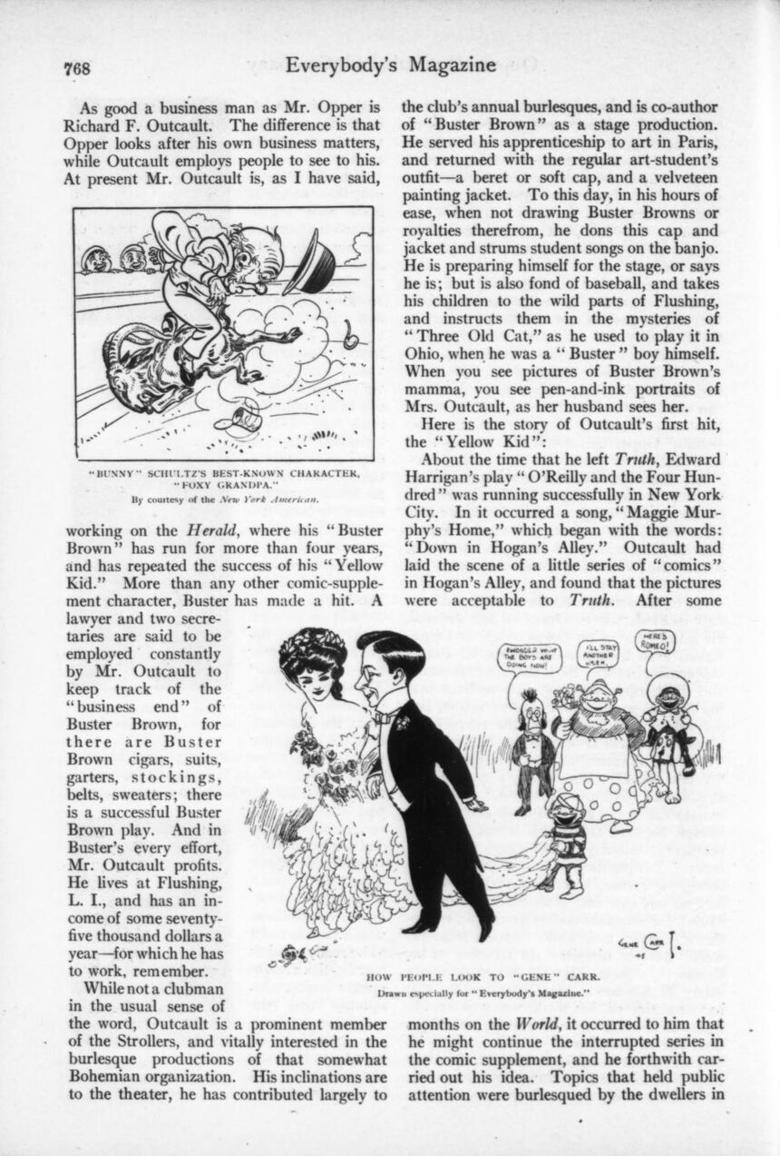 A 1905 History of the Sunday Comic Supplements – The Daily Cartoonist