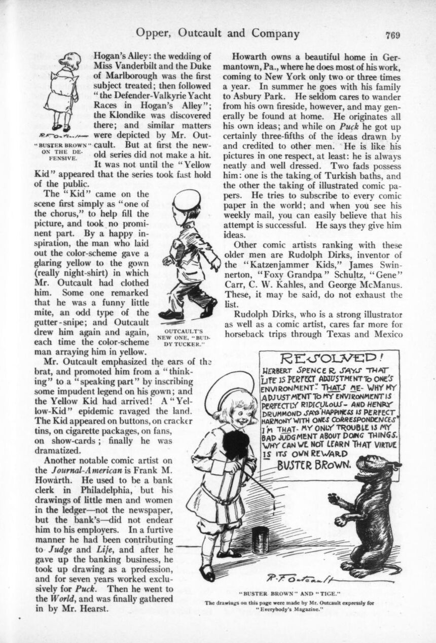 A 1905 History of the Sunday Comic Supplements – The Daily Cartoonist