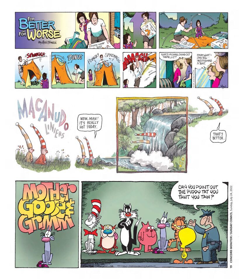 Concord Monitor Revamps Sunday Funnies – The Daily Cartoonist