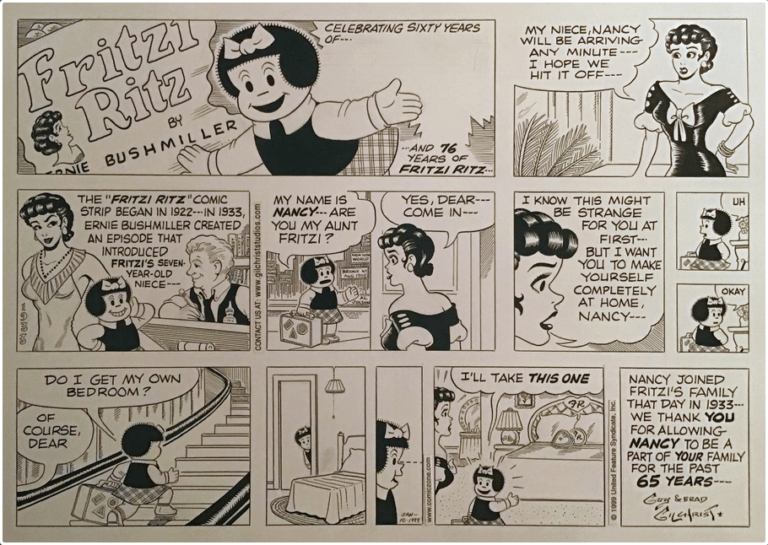 A Century of Fritzi Ritz – The Daily Cartoonist