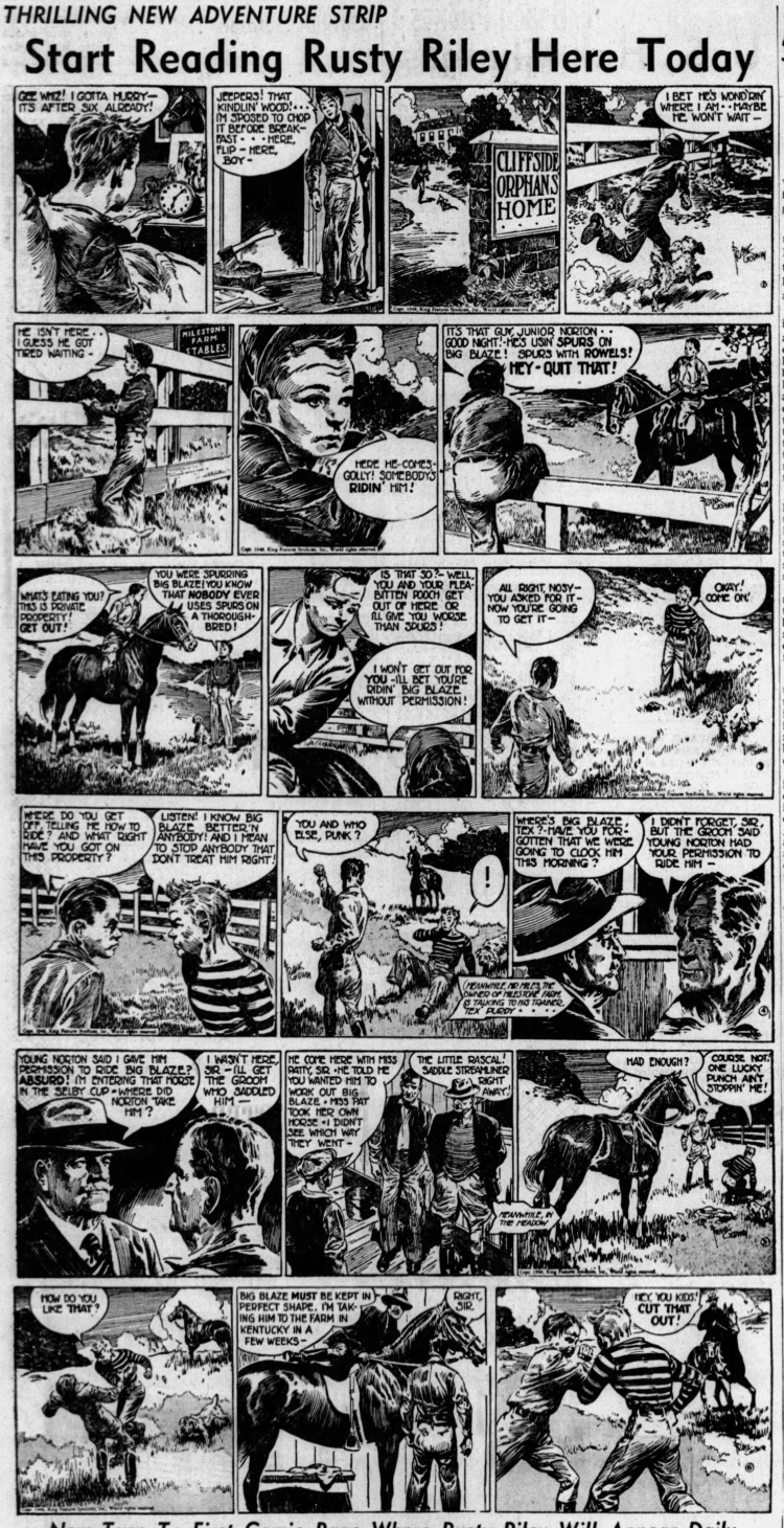 First and Last: Rusty Riley – The Daily Cartoonist