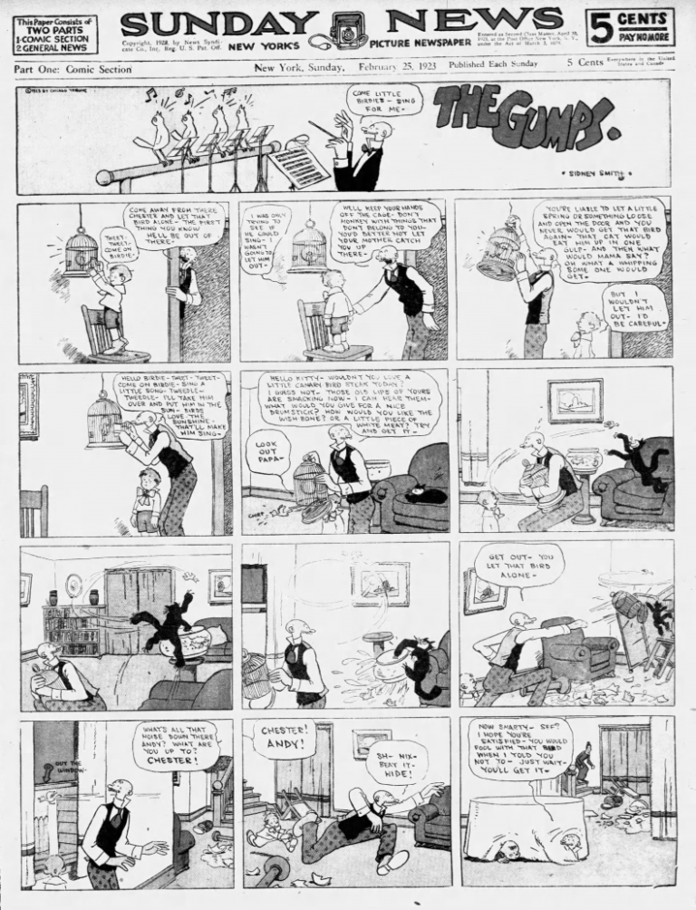 100 Years of N.Y. Daily News Sunday Funnies – The Daily Cartoonist