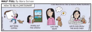 Maria Scrivan Ends Half Full Syndication – The Daily Cartoonist