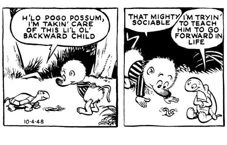 75 Years Ago: Newspaper Pogo Debuts – The Daily Cartoonist