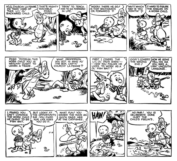 75 Years Ago: Newspaper Pogo Debuts – The Daily Cartoonist