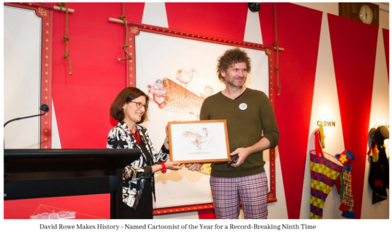 David Rowe Wins Record 9th Gold Stanley – The Daily Cartoonist