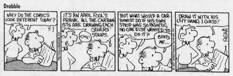 Drabble at 45; Kevin Fagan at…a Bit More – The Daily Cartoonist