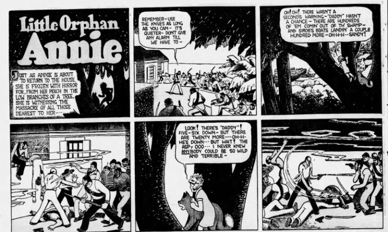 The Death of Daddy Warbucks (A Flashback) – The Daily Cartoonist