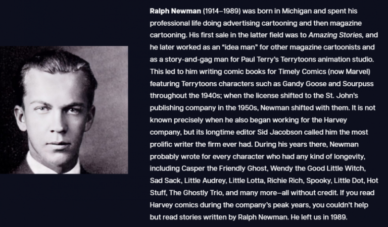 Ralph Newman Gets The Bill Finger Award – The Daily Cartoonist