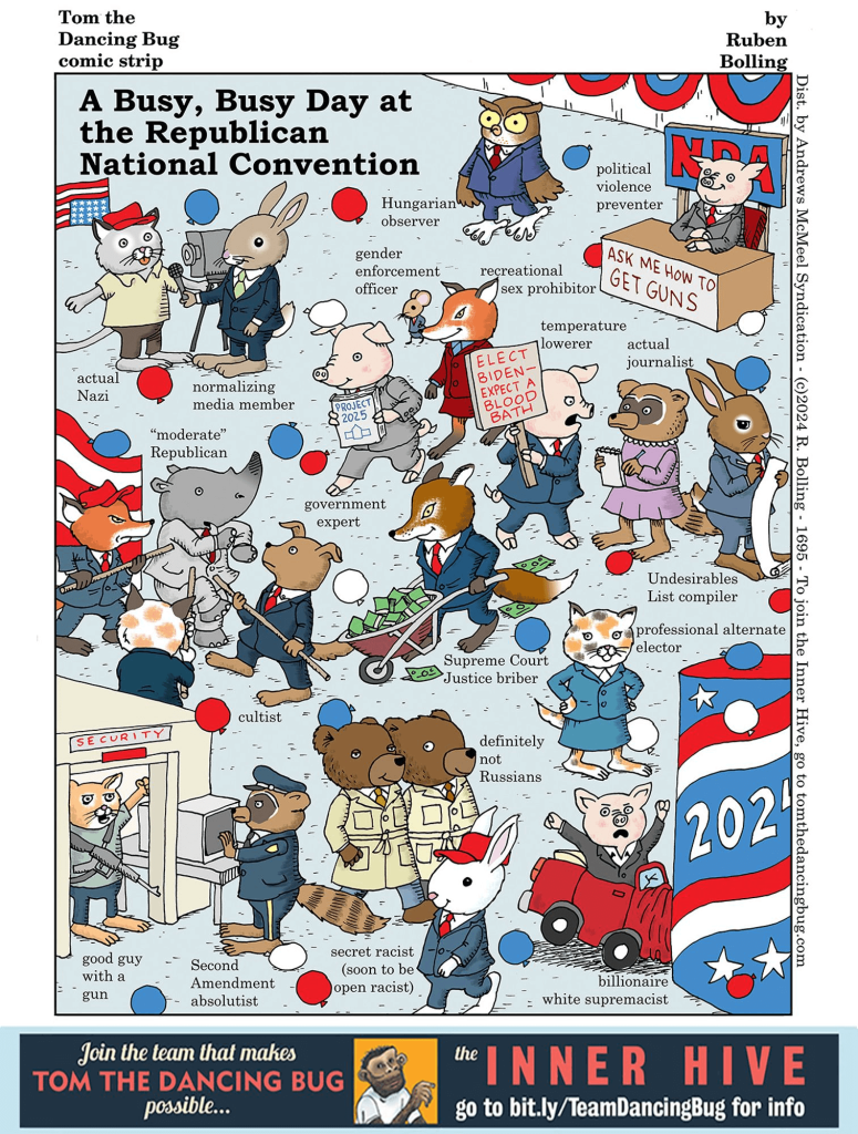 CSotD: Putting the Con in Convention – The Daily Cartoonist