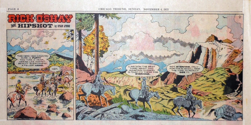 Wayback Whensday: Rick O’Shay & Hipshot – The Daily Cartoonist