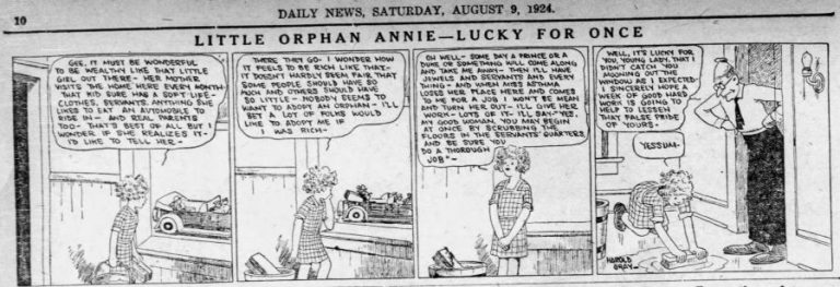 A Classic’s Centennial: Little Orphan Annie – The Daily Cartoonist