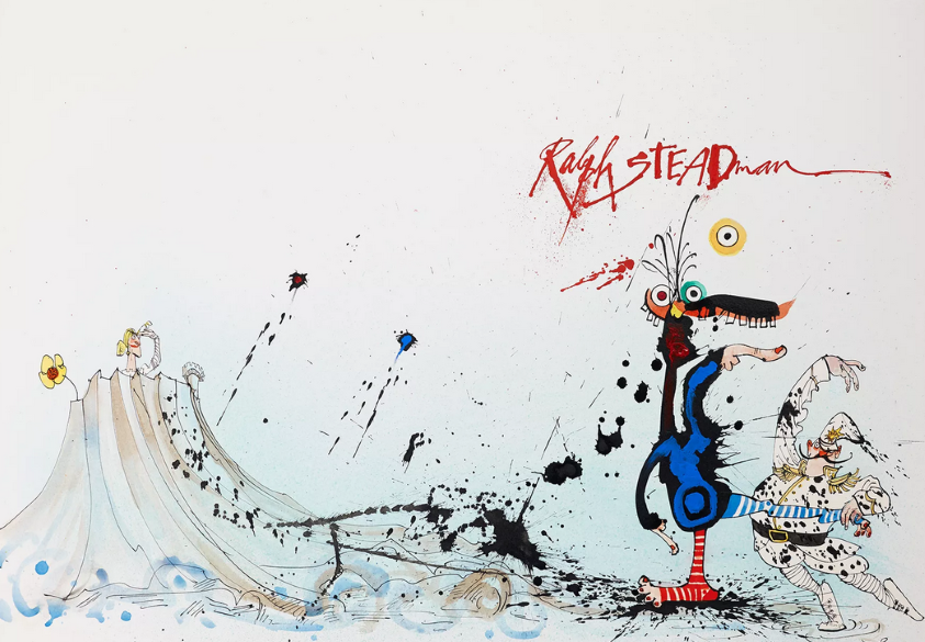 Ralph Steadman Exhibits, Here and Abroad – The Daily Cartoonist