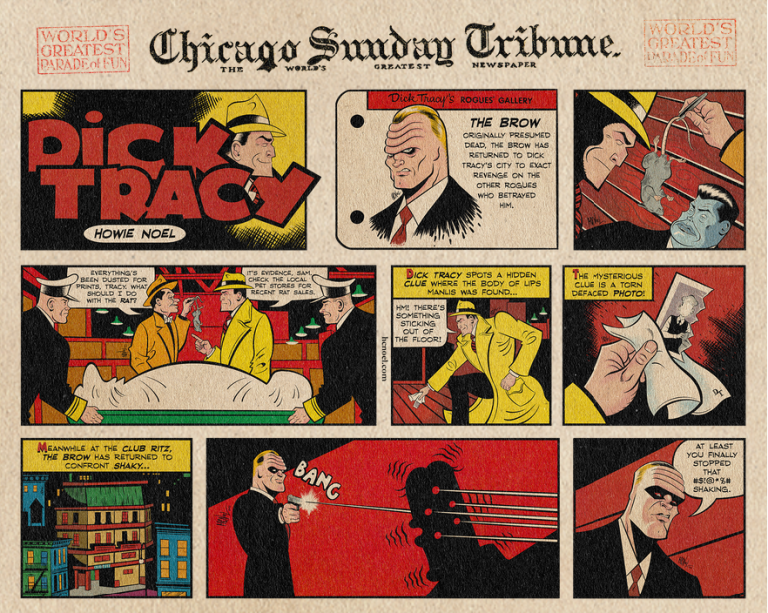 Manning and Noel Take on Dick Tracy – The Daily Cartoonist