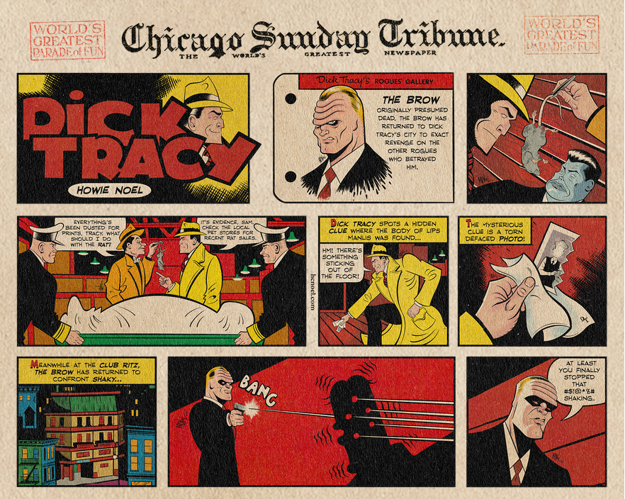 Manning and Noel Take on Dick Tracy – The Daily Cartoonist