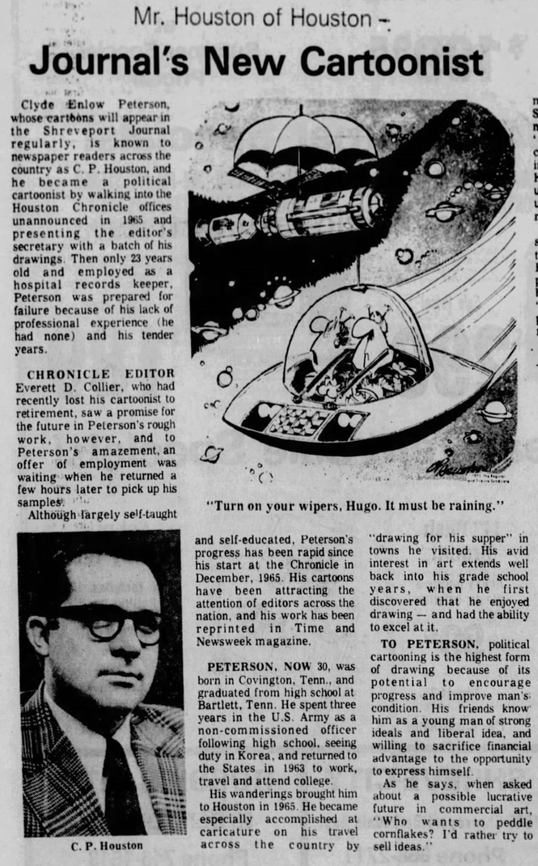 Clyde Peterson -RIP – The Daily Cartoonist