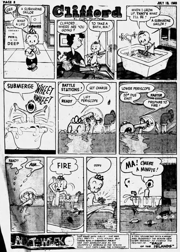 The Comic Strips of Jules Feiffer – The Daily Cartoonist