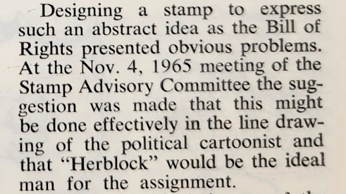 Wayback Whensday: Herblock’s Bill of Rights Stamp (1966) – The Daily ...