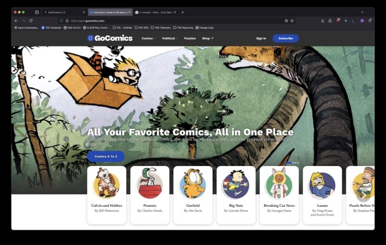 Sneak Peek at the New GoComics – The Daily Cartoonist