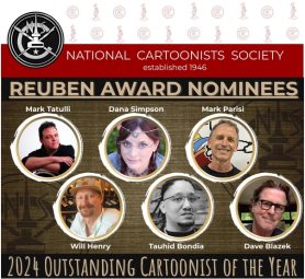 Syndicates Celebrate Reuben Nominees and Honorees – The Daily Cartoonist