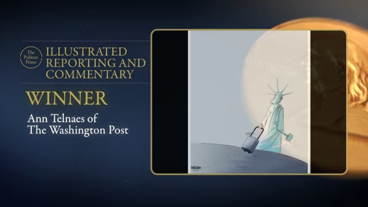 Ann Telnaes Wins 2025 Pulitzer – The Daily Cartoonist