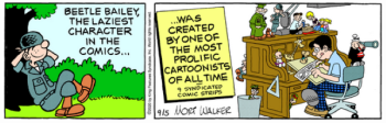 It’s Beetle Bailey’s 75th Too – The Daily Cartoonist