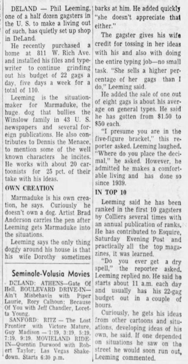 Origins: Marmaduke – The Daily Cartoonist