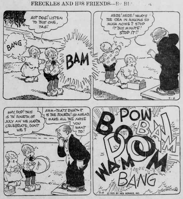*Fourth of July* Comic Strips – Now (2025) and Then (1925) – The Daily ...