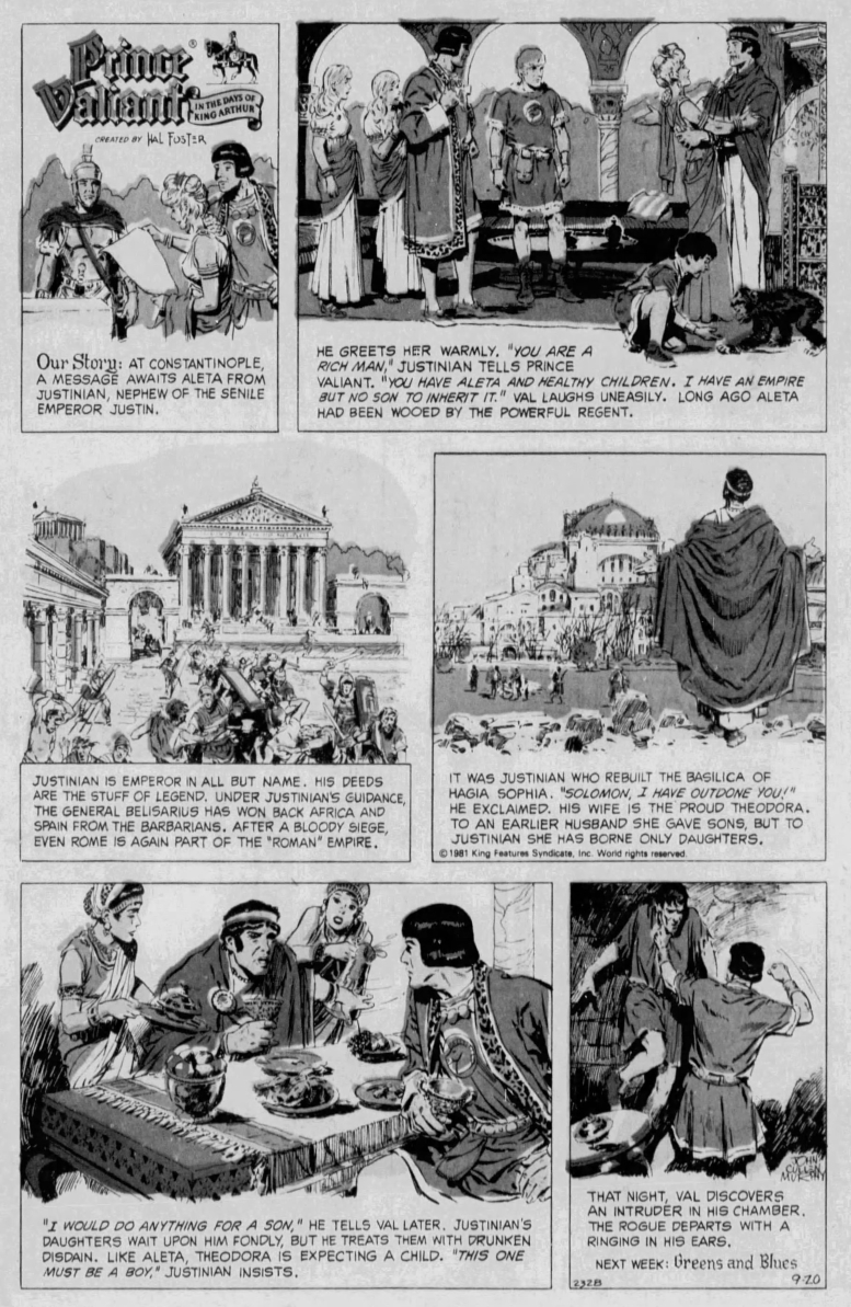 The Prince Valiant Sunday Page Montage Sources – The Daily Cartoonist