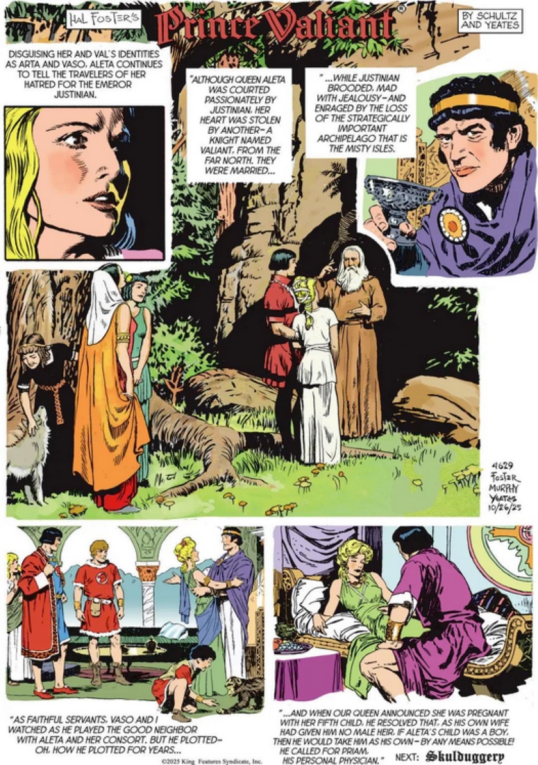 The Prince Valiant Sunday Page Montage Sources – The Daily Cartoonist