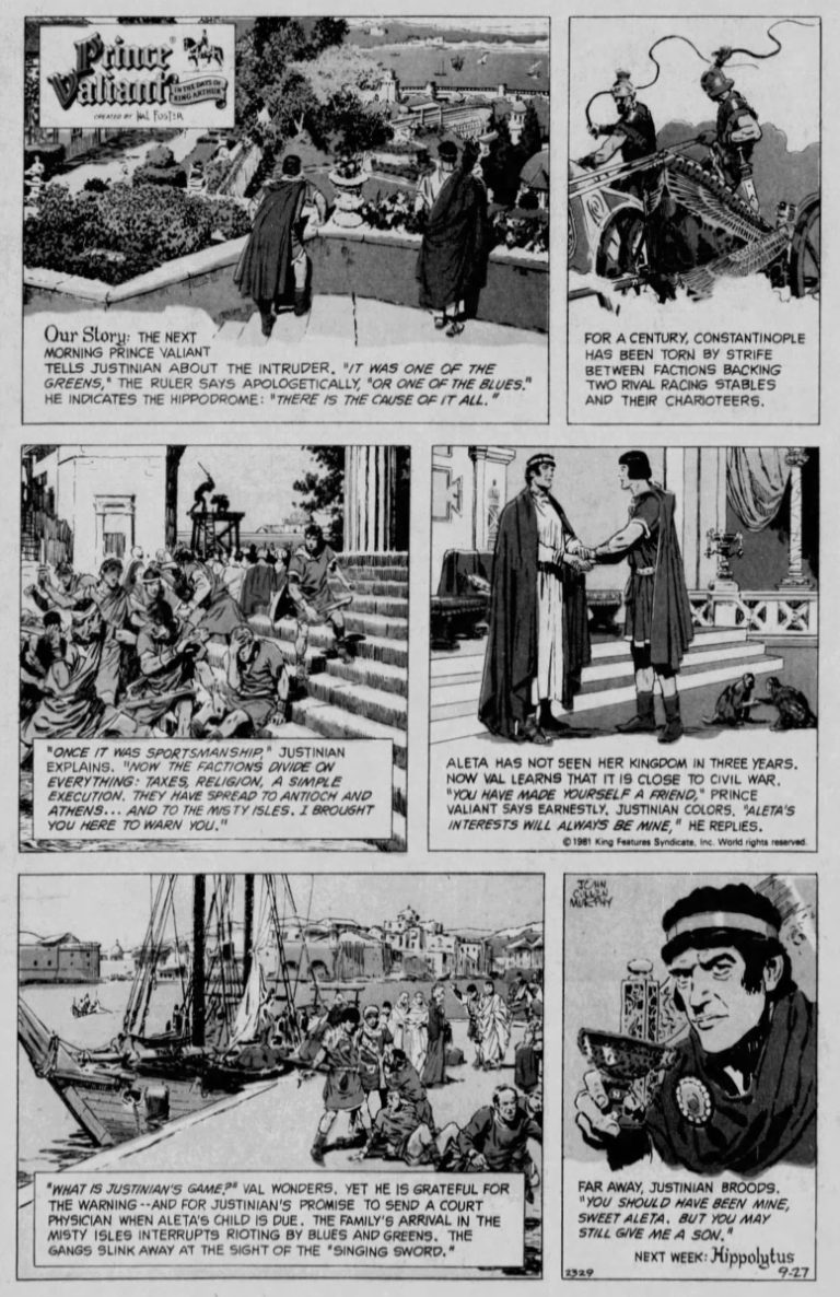 The Prince Valiant Sunday Page Montage Sources – The Daily Cartoonist