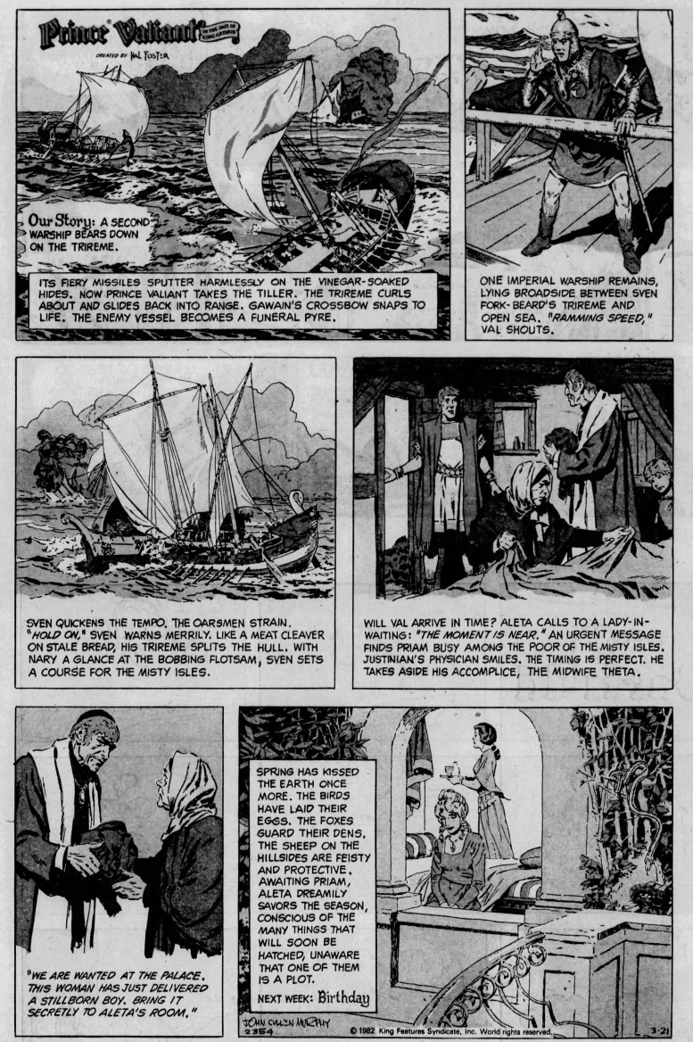 Prince Valiant Montage Sources 2 – The Daily Cartoonist