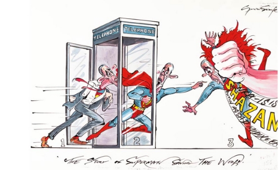 Gerald Scarfe – Senior Stripper – The Daily Cartoonist