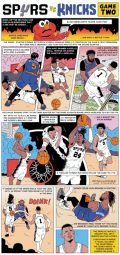 Spurs vs Knicks, A Comic Strip Extra – The Daily Cartoonist